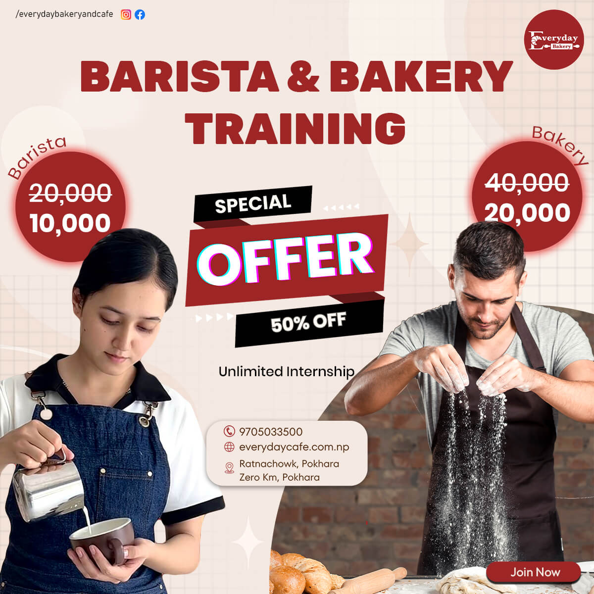 Everyday Bakery and Cafe | Best Bakery & Coffee Shop in Pokhara